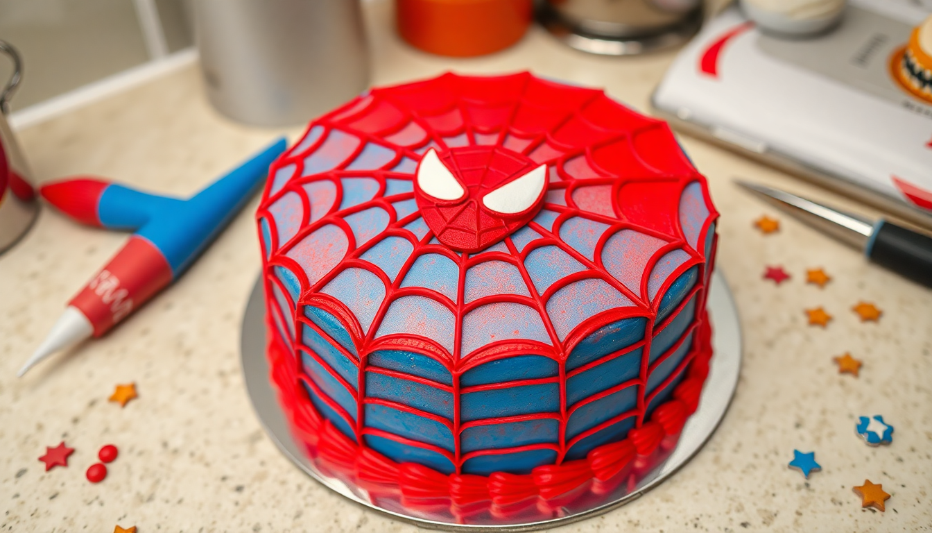 Spiderman Cake Recipe: A Step-by-Step Guide